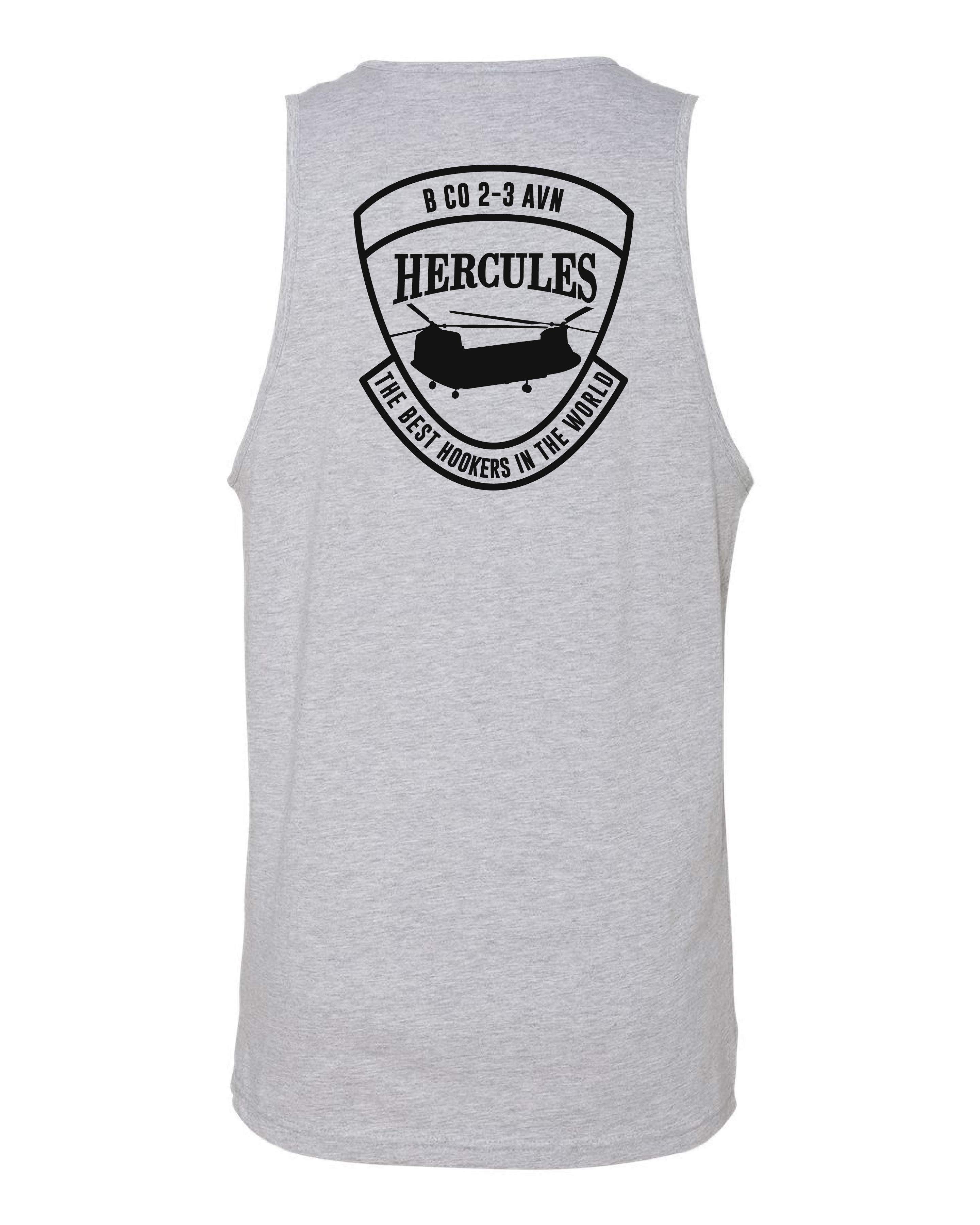 B Co 2-3 AVN “Hercules” Tank Top | One-Color Design – F-Bomb Designs LLC